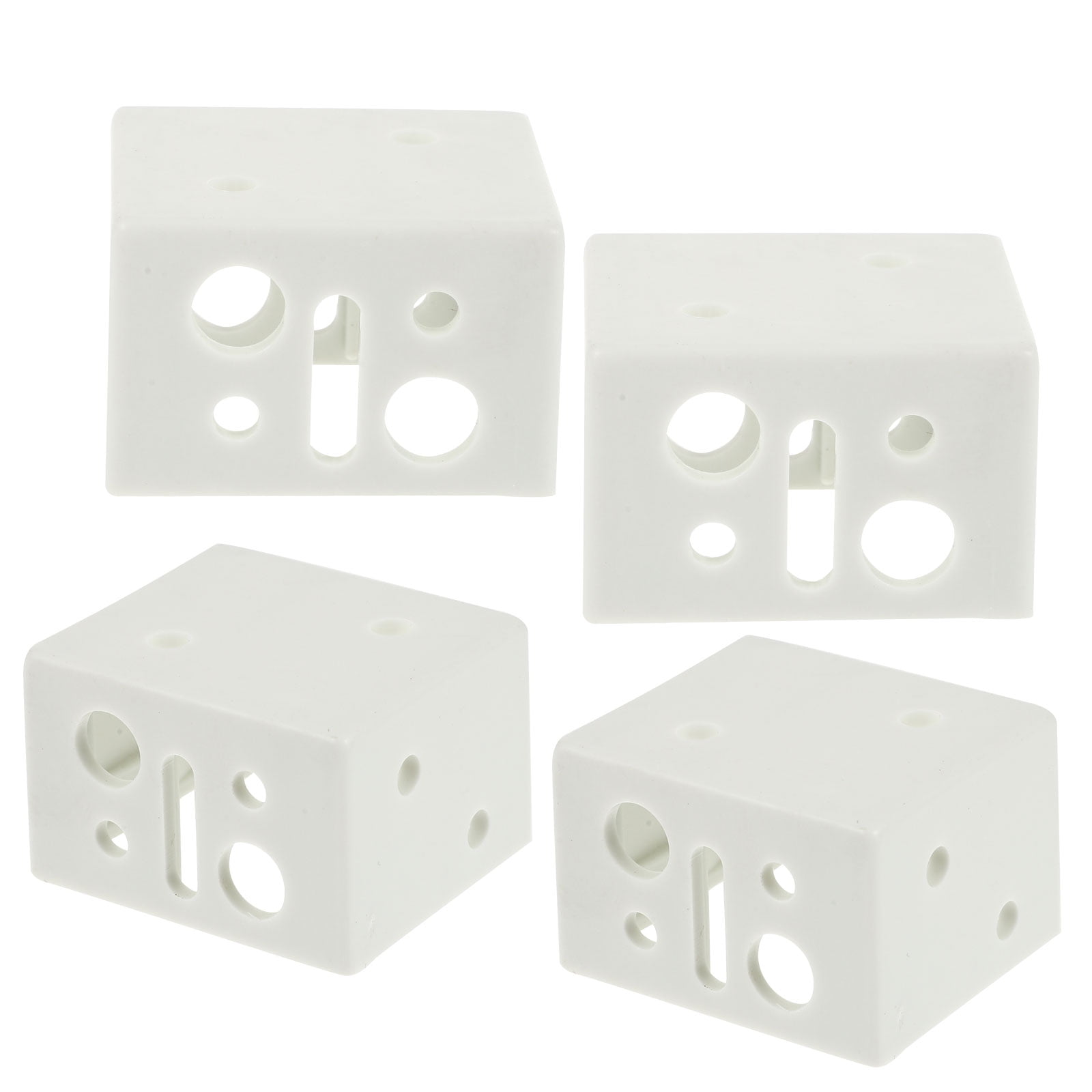 4PCS White Blind Brackets Mounting Bracket for Window Blinds Low ...