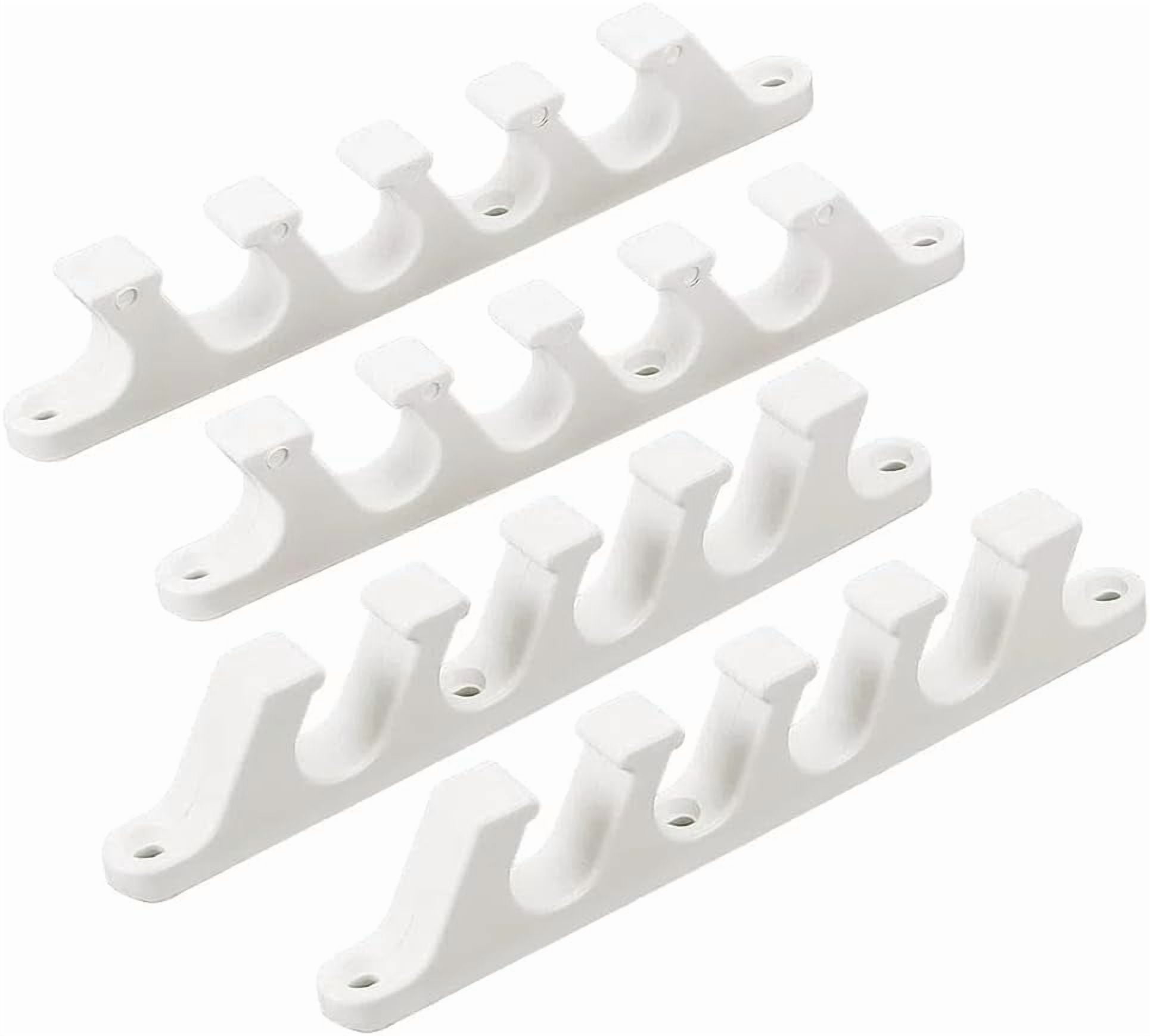 4PCS White Chaise Lounge Bracket Multi Position Furniture Chair Buckle ...