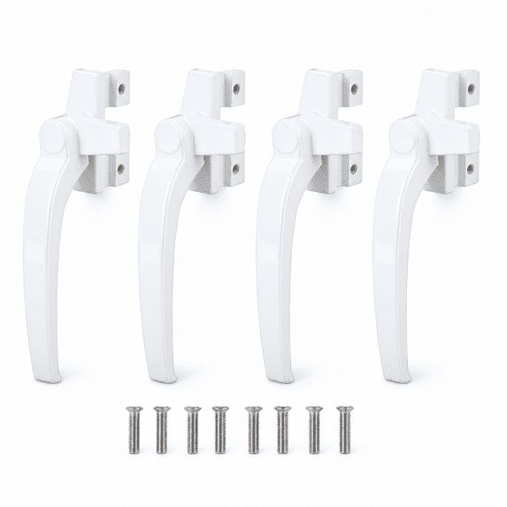 4PCS Window Handle Aluminum Alloy Window Handle Lock for Internal and ...