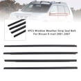 4PCS Window Weather Strip Seal Belt For Nissan X-trail 2001-2007 ...