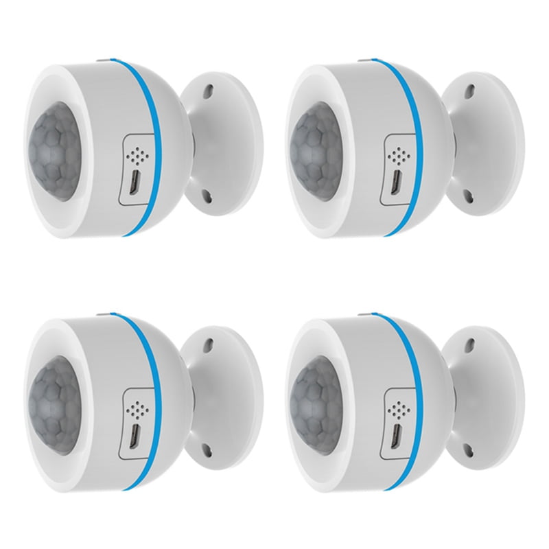 4PCS Z-Wave 700 PIR Motion Detector with Temperature Humidity Light ...
