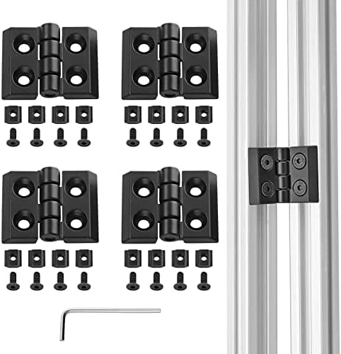 4PCS Zinc Alloy Hinge M4 2020 Aluminum Profile Extrusion Hinges for ...