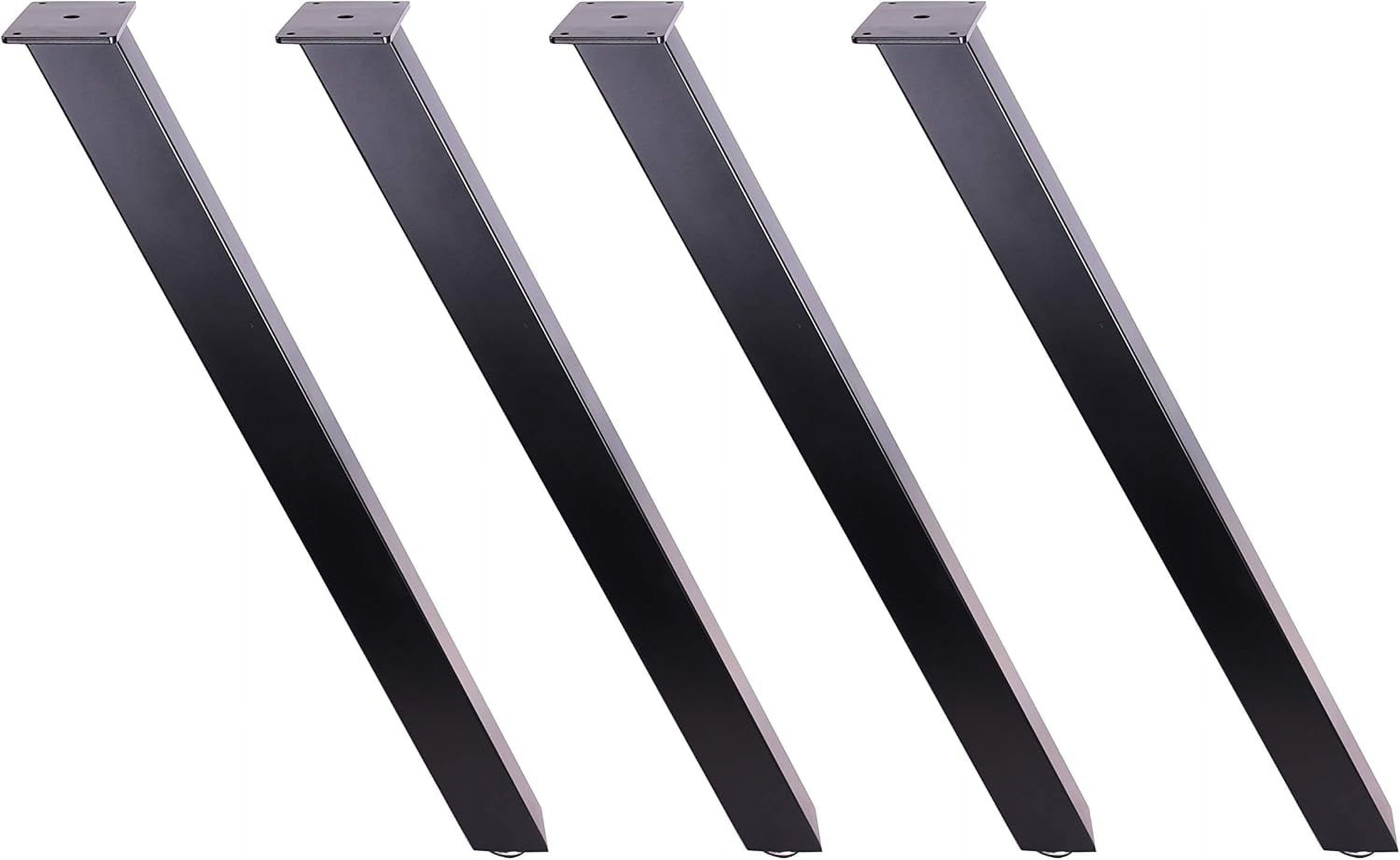 4PCS x 28" Angled Steel Dining Table Legs, Steel Coffee Table Legs ...
