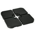 4PCs 175lb Cantilever Patio Umbrella Base Weights, HDPE Water and Sand ...