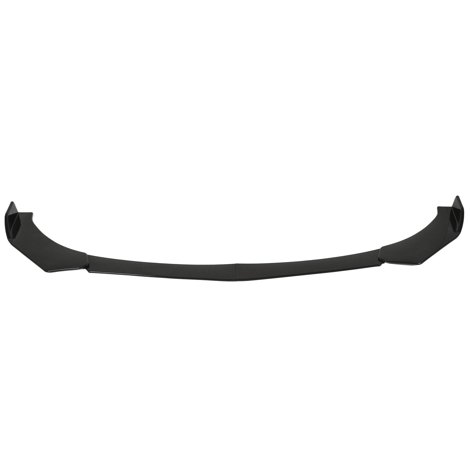 4PCs Front Bumper Chin Spoiler Glossy Black Style Universal Front ...