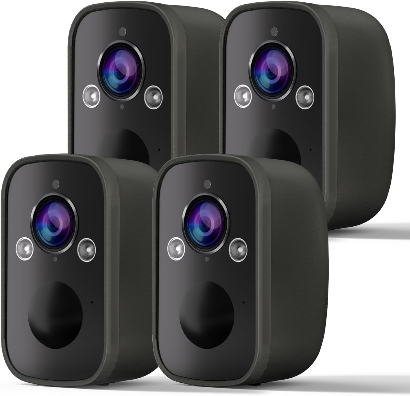 4Pack Security Cameras Wireless Outdoor 2K Home Security Cameras ...