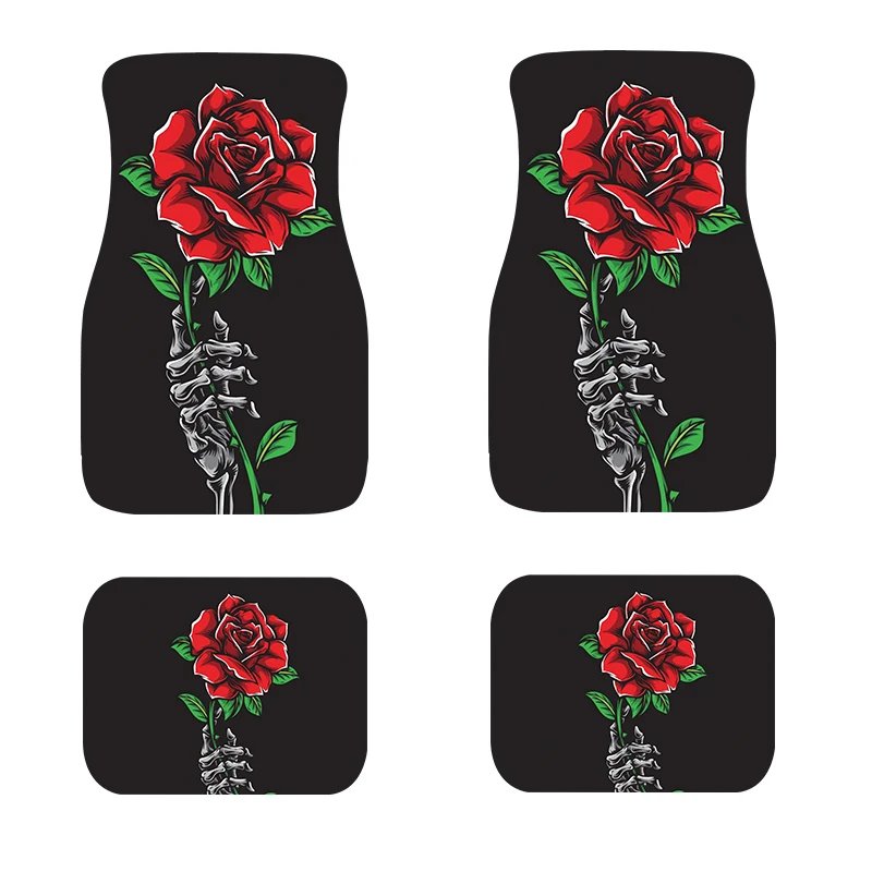 4PCs Set Heavy Duty Rubber Car Foot Mat For Golf 7 Bmw F10 All Weather ...