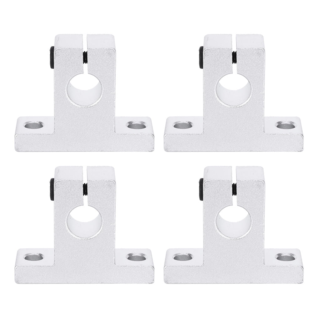 4PCs Shaft Bracket Hardware Fastener Aluminum Alloy Rail Accessory ...
