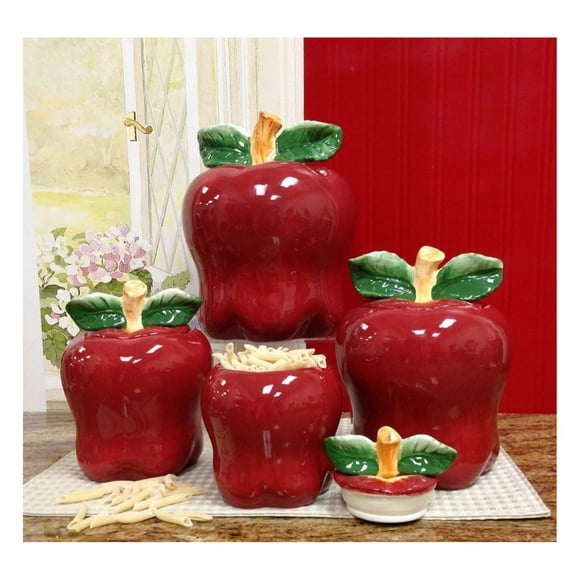 4 piece kitchen canister sets