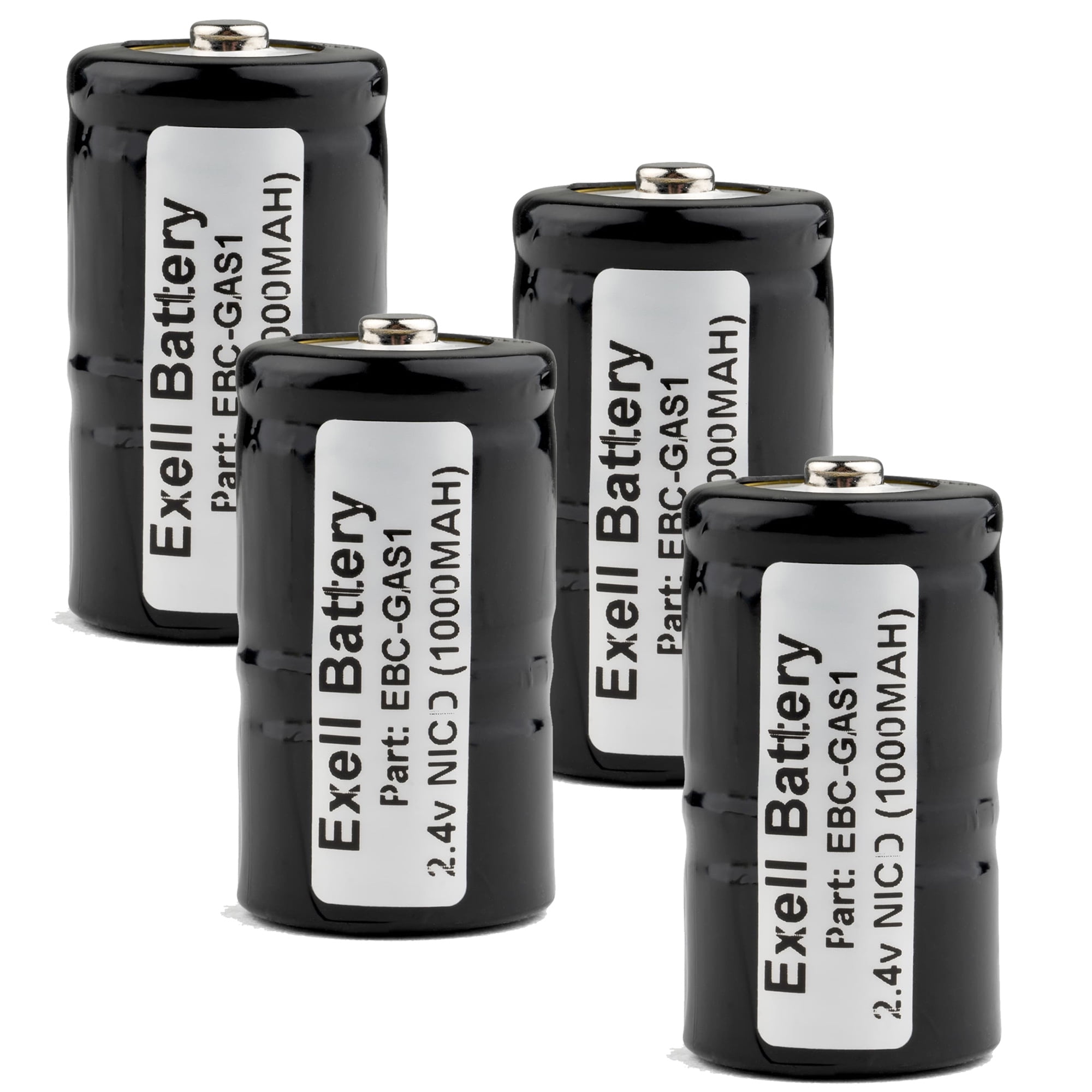4PK 2.4V 1000mAh NICD Rechargeable HI-CAPACITY Battery for TIF 8800 Gas ...