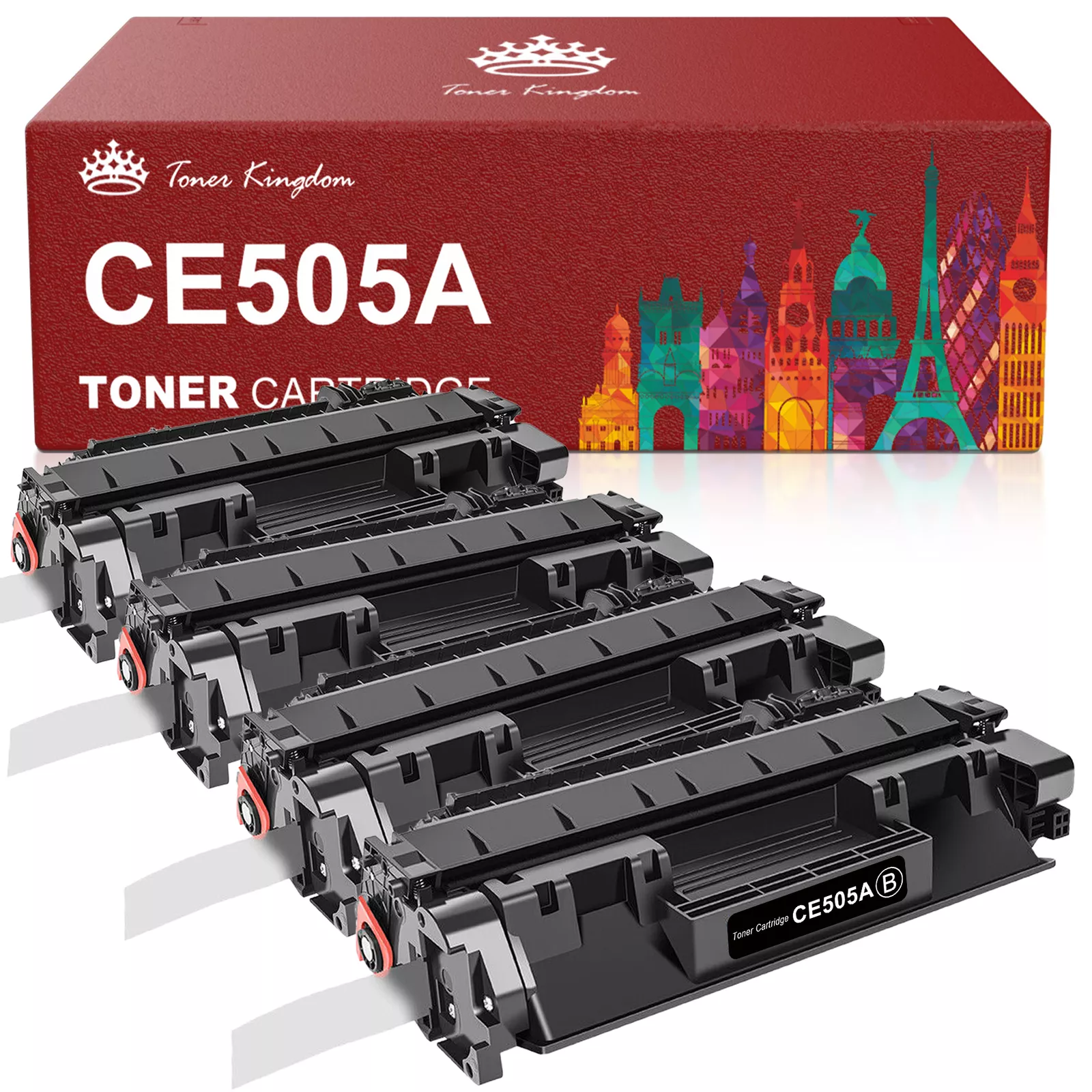 4PK CE505A 05A Toner Cartridge For P2035 P2035n P2055 P2055dn P2055x ...
