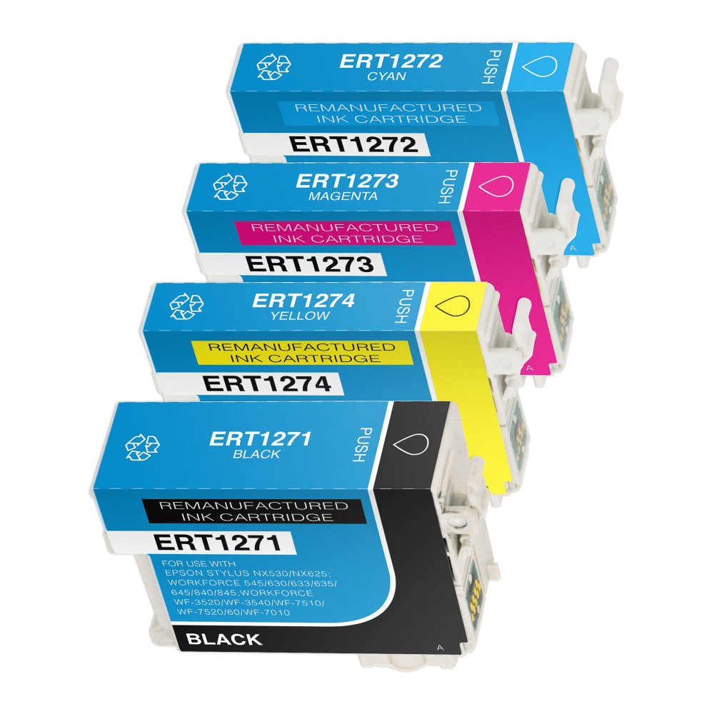 Generic Brand 4PK Extra High-Yield BCMY Ink Cartridge for Epson 127 ...