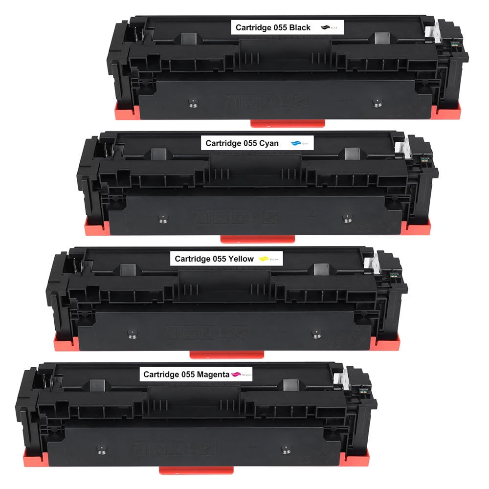 4PK High-Quality BCMY Toner Cartridge for Canon 055 - Fits Canon ...