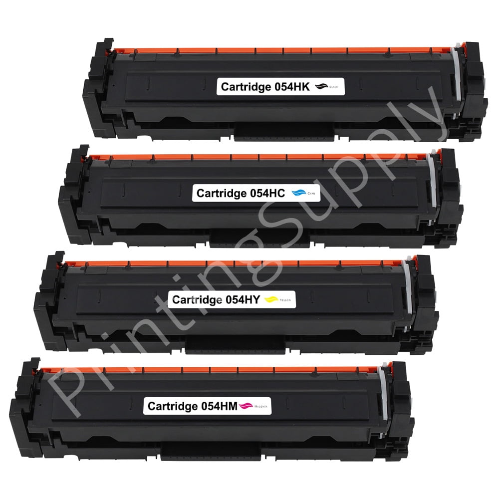 Generic Brand High-Yield Toner Cartridge, 4-Pack BCMY, Compatible Canon ...