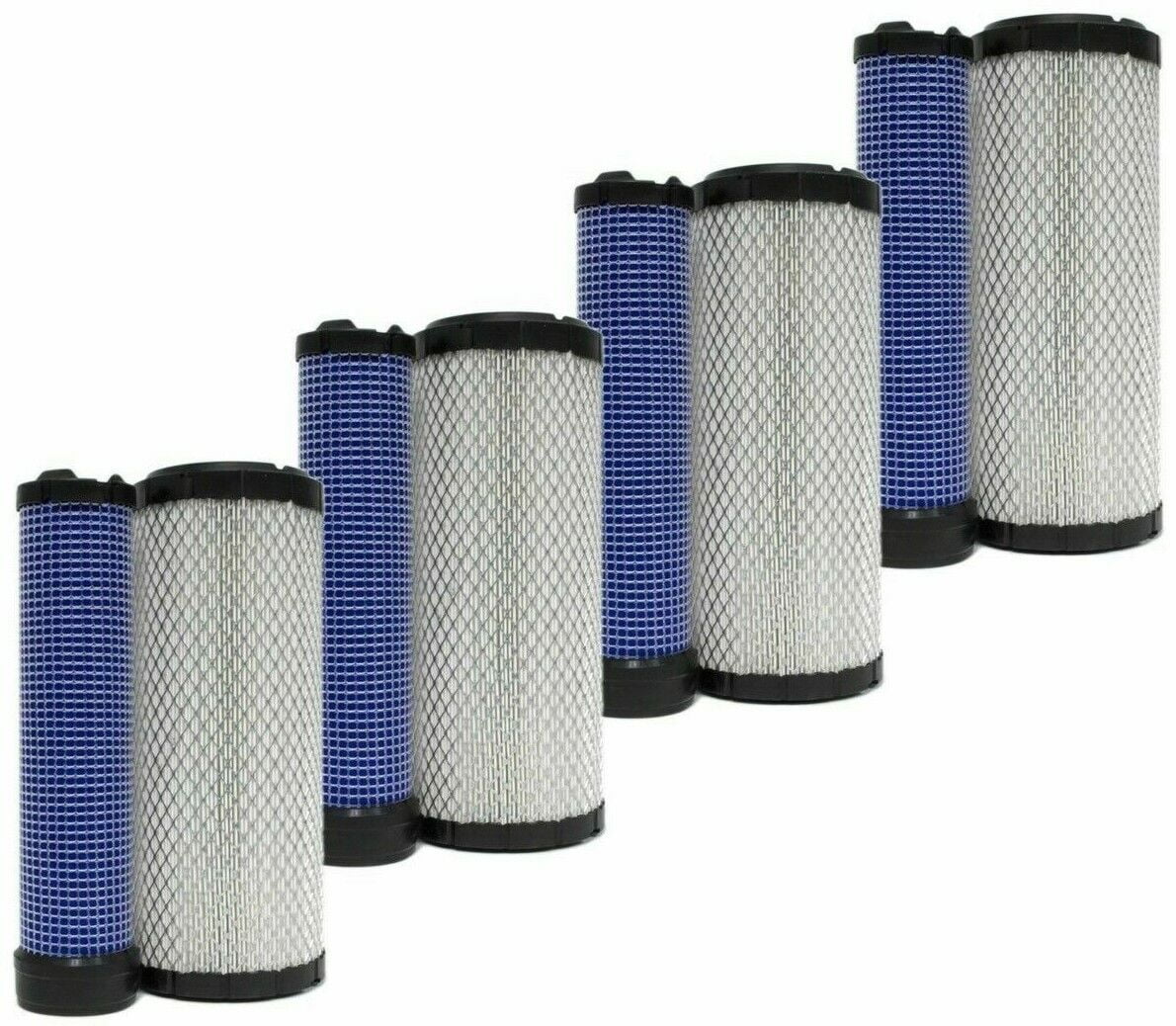 4PK Inner & Outer Air Filter Kit for Kawasaki 11013-7020 Fits Kohler 25 ...