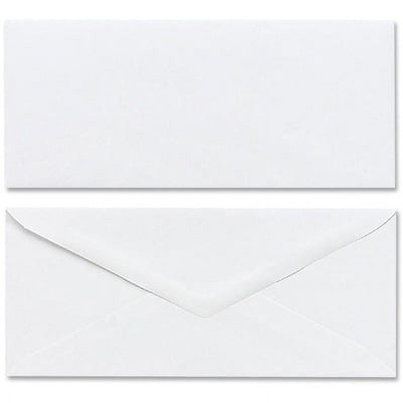 4PK Mead Plain White Envelopes (75050) - Walmart.com