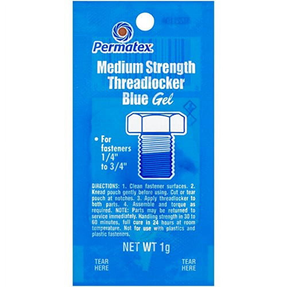 4PK Permatex 09978 Counterman's Choice Medium Strength Threadlocker ...