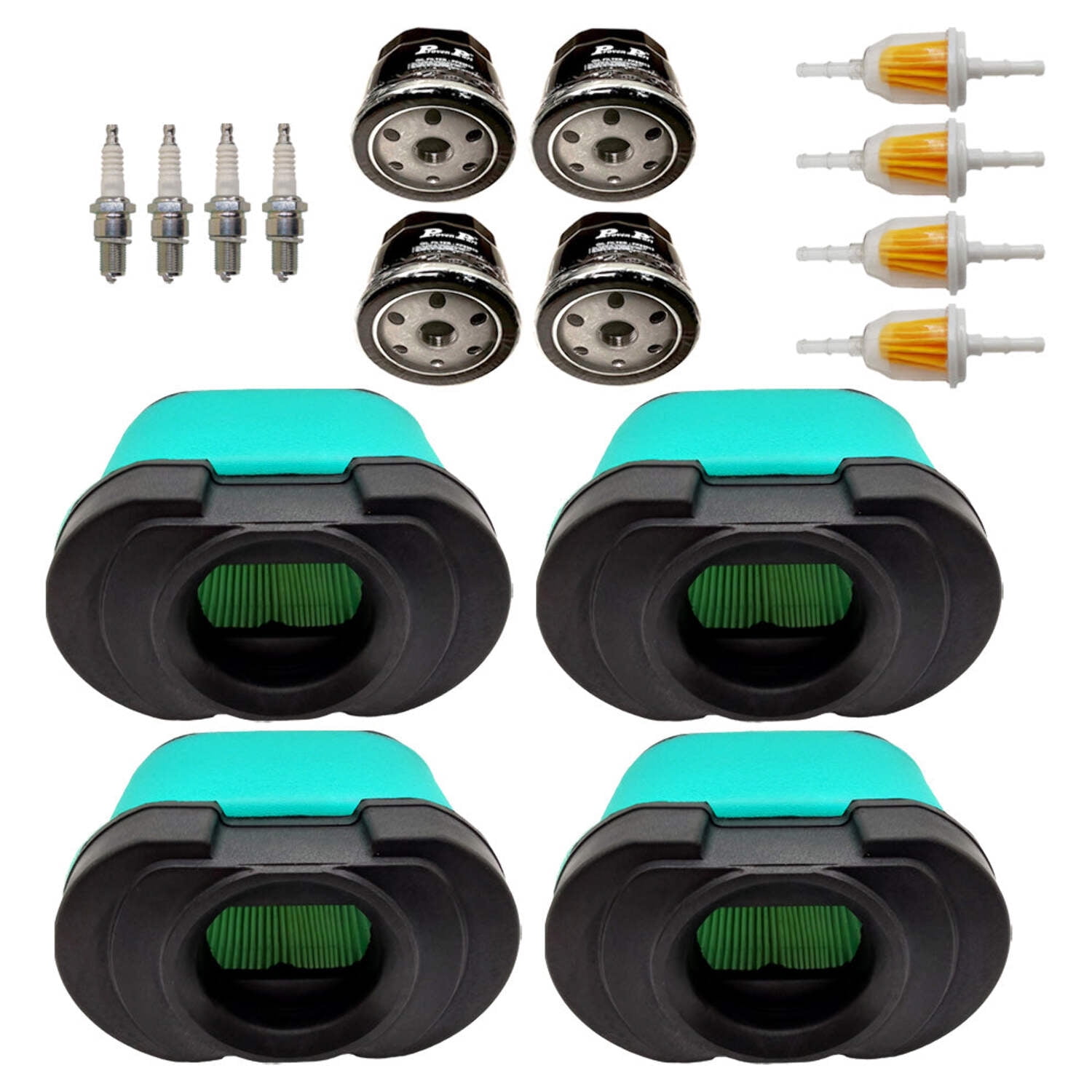 4PK Tune Up Kit For John Deere D170 LA150 Z245 Z425 Fits GY21057 ...