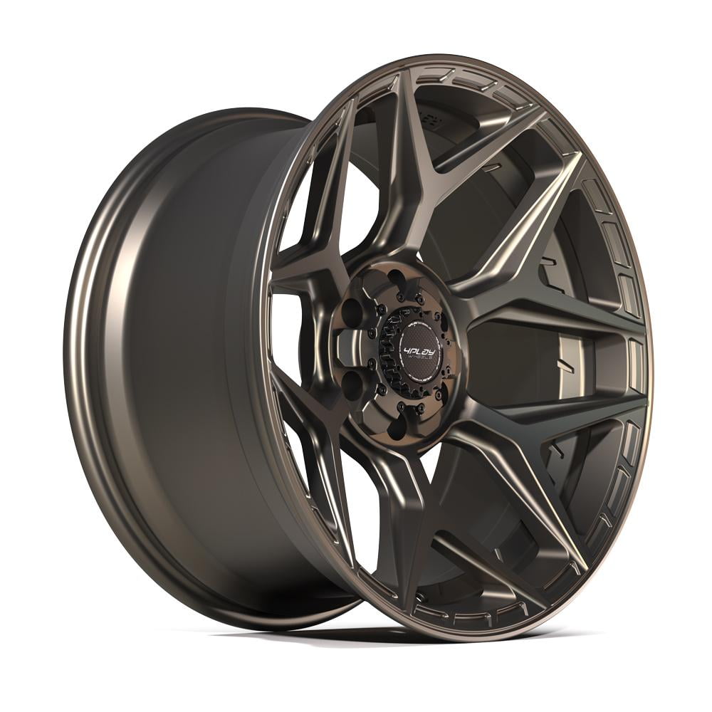 4PLAY Wheels 4P06 20 Inch Rims Fit 6x135 & 6x139.7 20x10 Satin Bronze ...