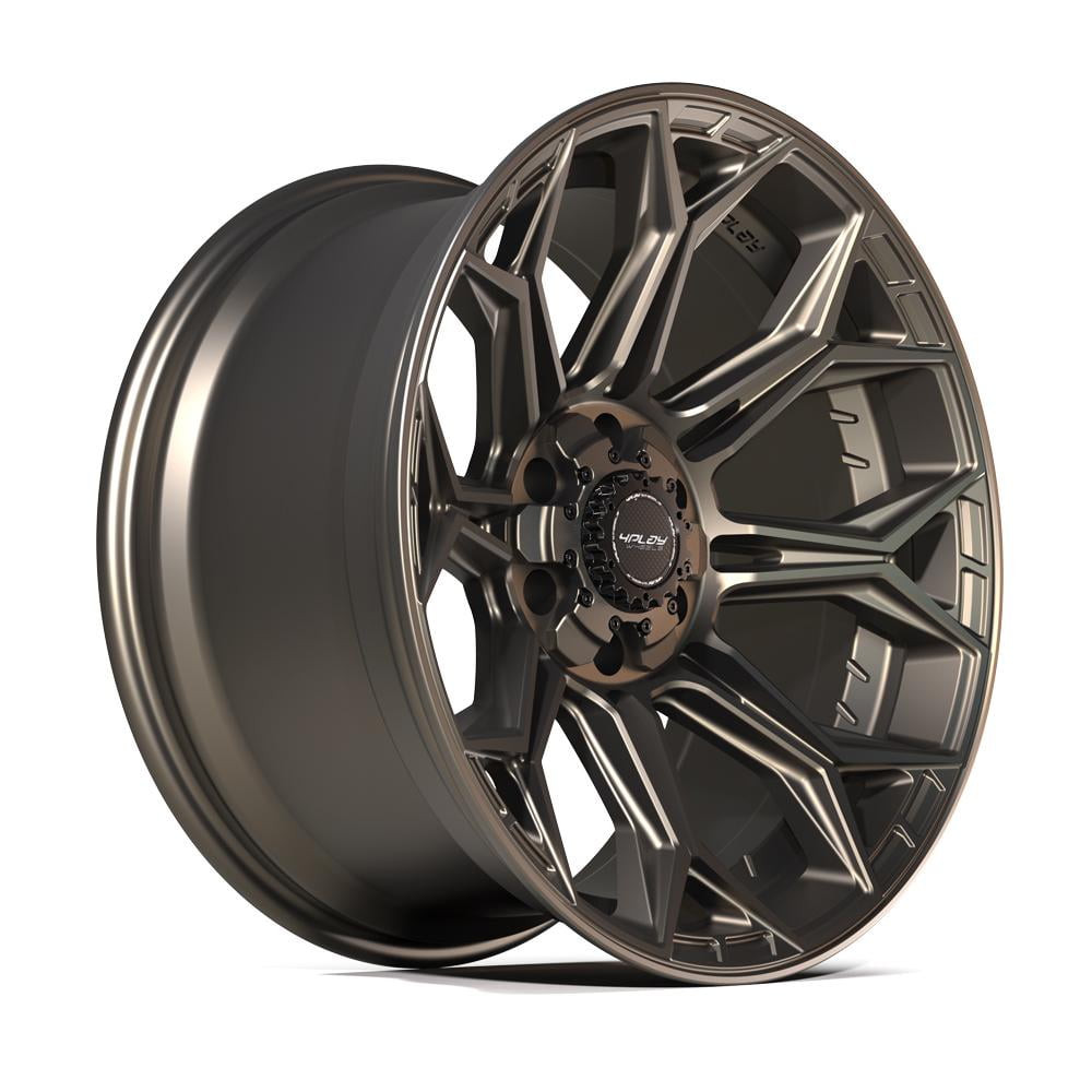 4PLAY Wheels 4P83 20 Inch Rims Fit 6x135 & 6x139.7 20x10 Satin Bronze ...