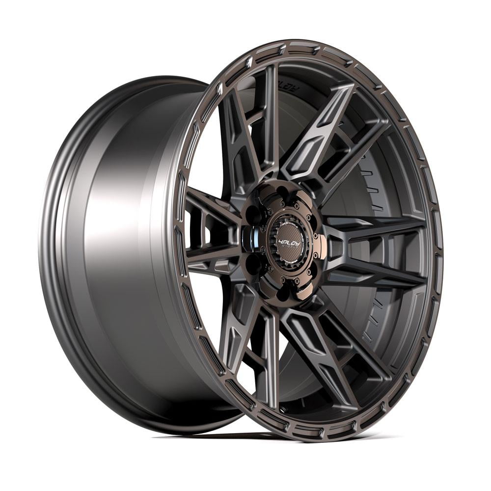 4PLAY Wheels 4PS20 20 Inch Rims Fit 5x127 & 5x139.7 20x9 Satin Black ...