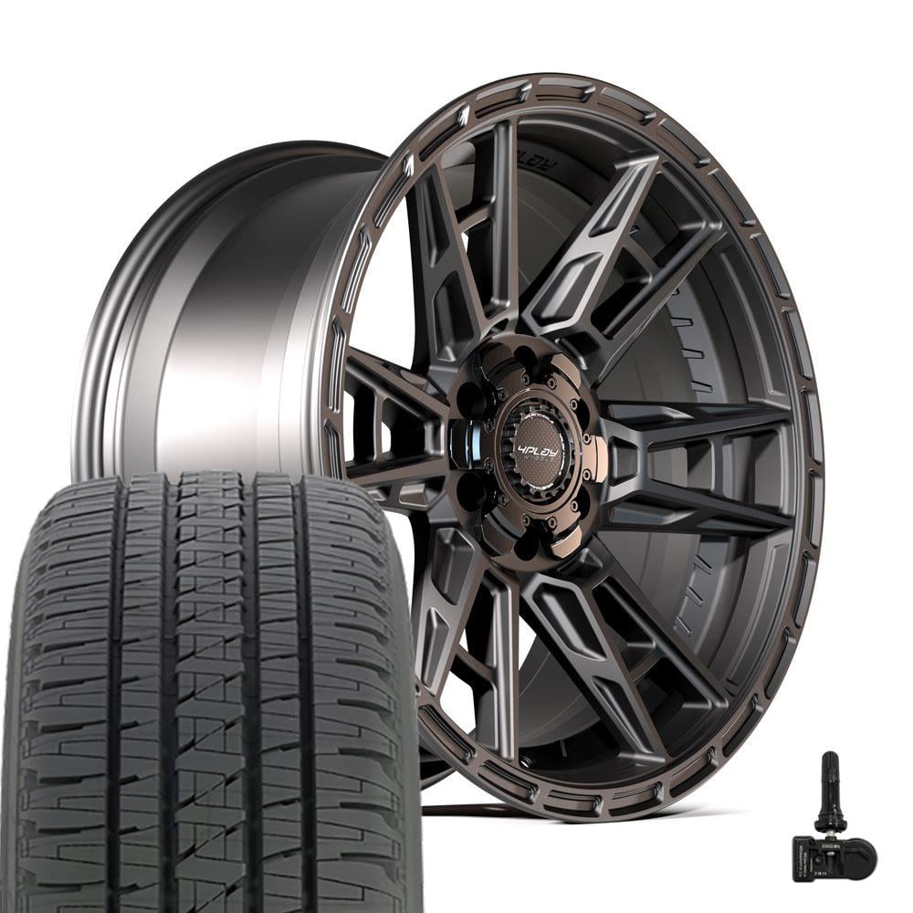 4PLAY Wheels 4PS20 20 Inch Rims and Tires Fit 6x135 & 6x139.7 20x9 ...