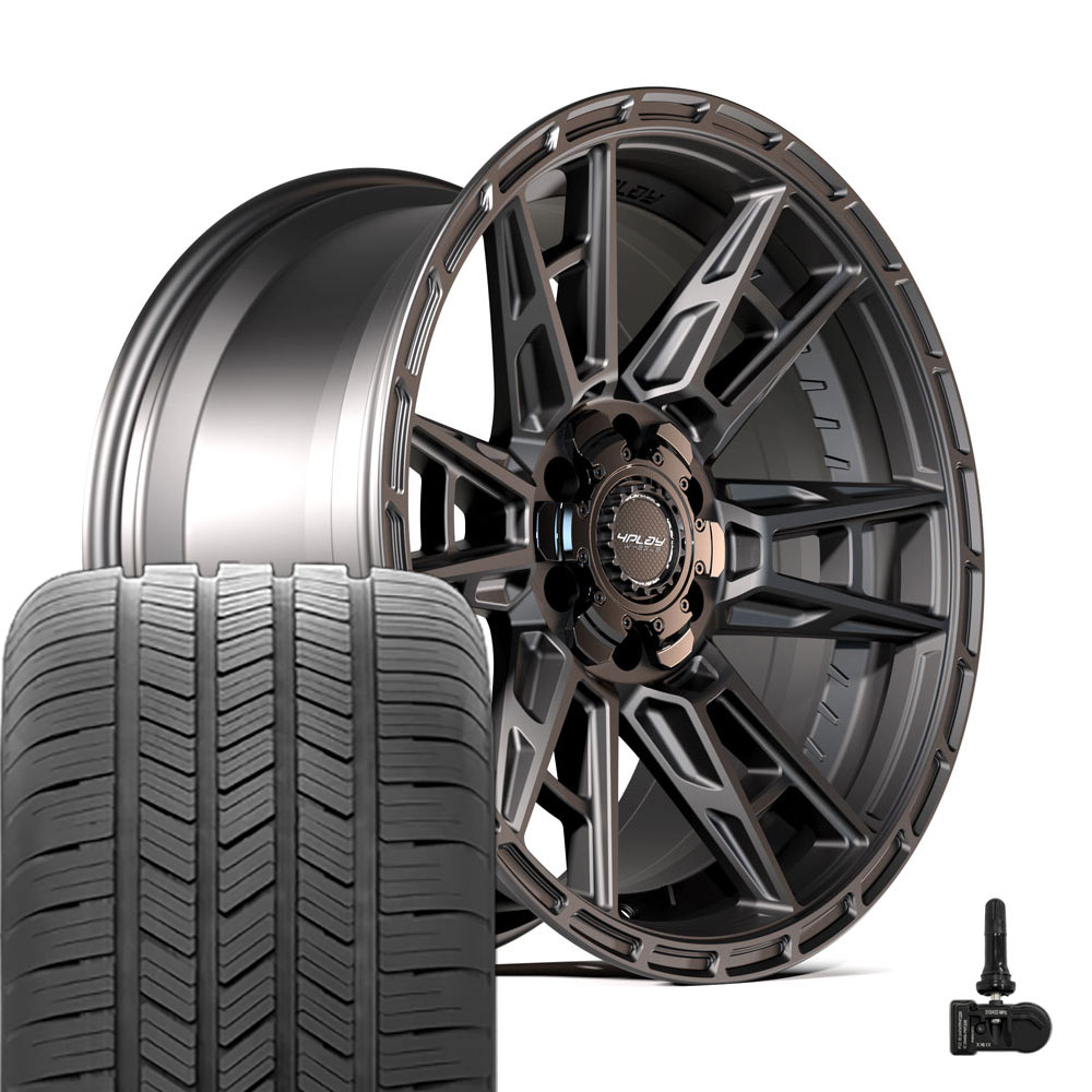 4PLAY Wheels 4PS20 20 Inch Rims and Tires Fit 6x135 & 6x139.7 20x9 ...