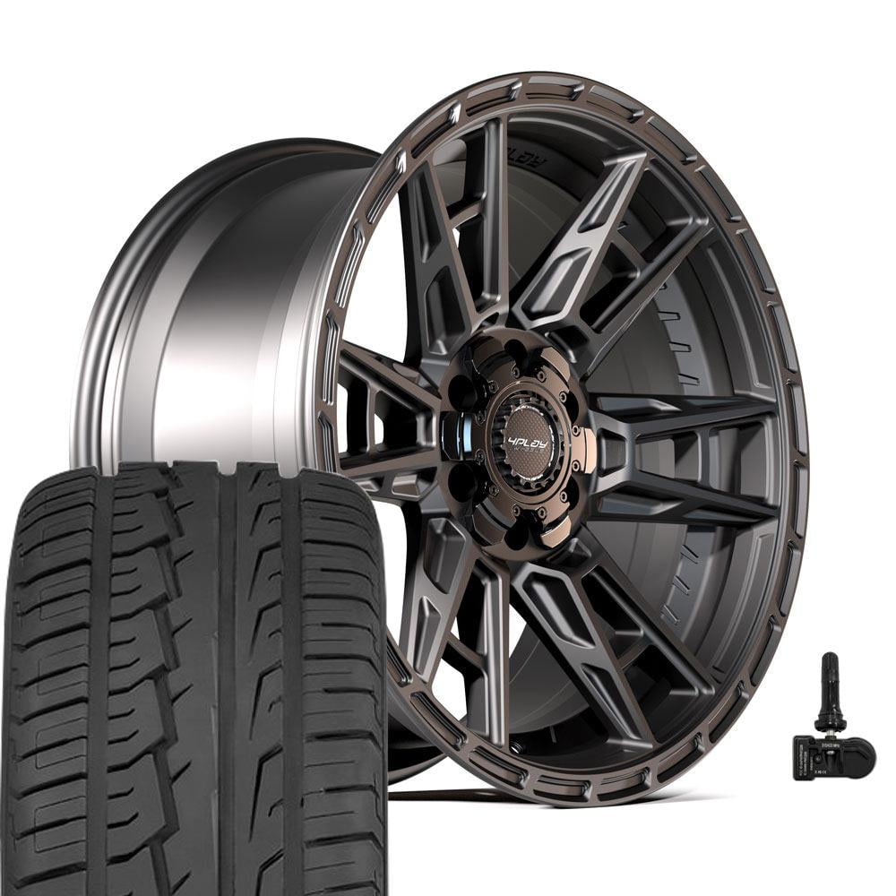 4PLAY Wheels 4PS20 20 Inch Rims and Tires Fit 6x135 & 6x139.7 20x9 ...