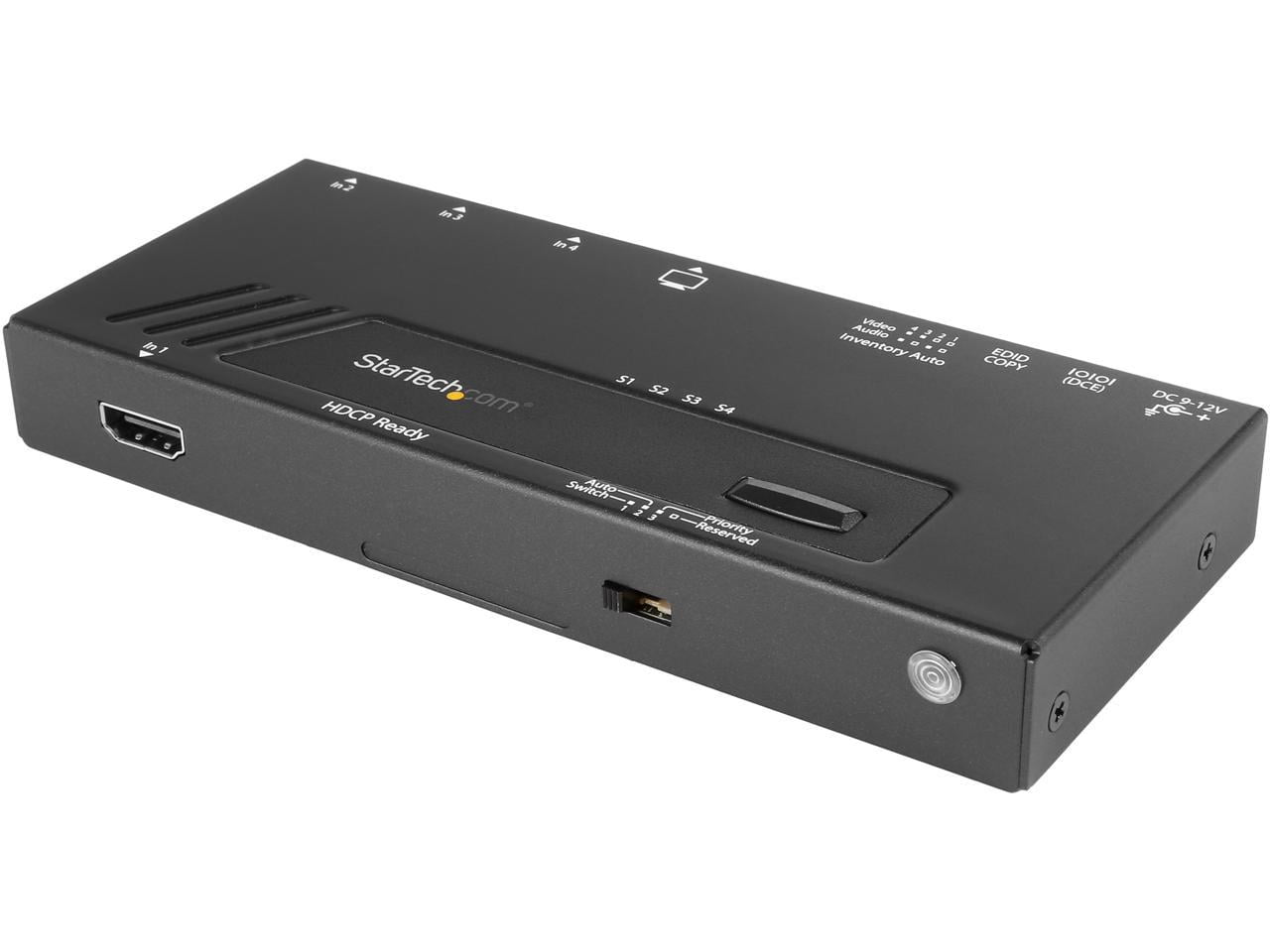 StarTech.com VS421HD4KA 4-Port HDMI Automatic Video Switch - 4K with ...