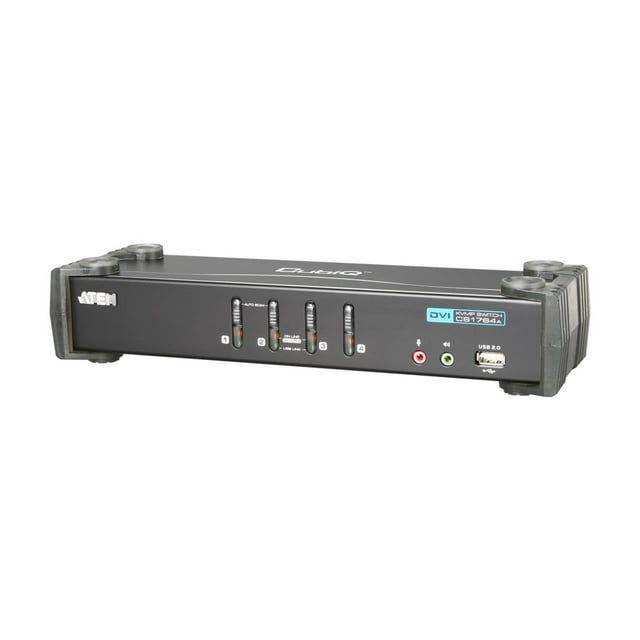 4PORT DVI KVMP WITH USB 2.0 PERIPHERAL SHARING - Walmart.com