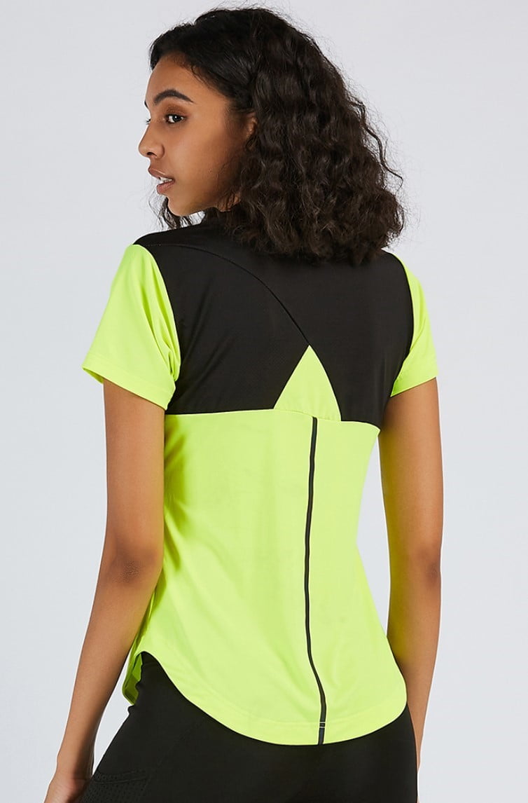 4POSE Women's Short Sleeve Mesh Workout T-Shirt Quick Dry Athletic Yoga ...