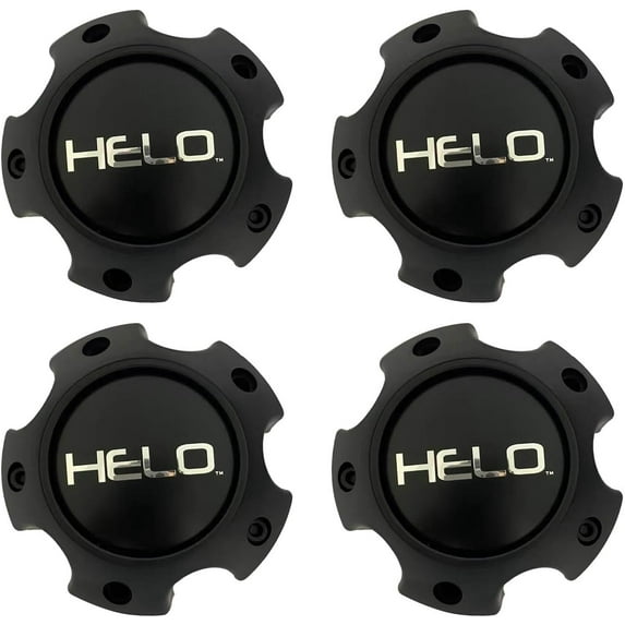 4PS Wheel Center Cap Matte Black for Helo S057L120 HE878 HE886 5 Lug ...