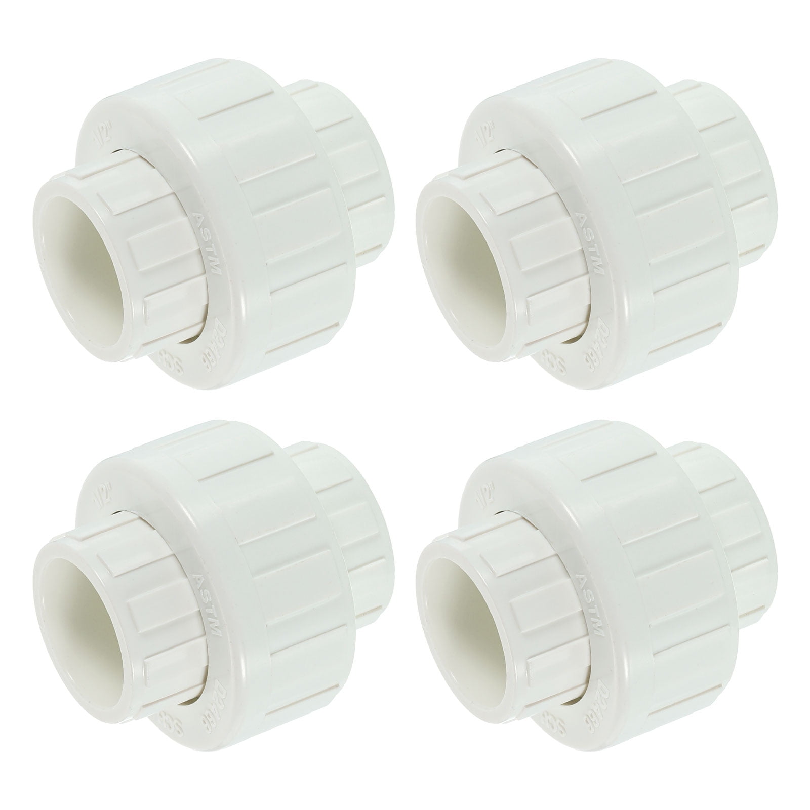 4Pack 1/2" Union Coupling Pipe Fitting (Socket x Socket), Union ...