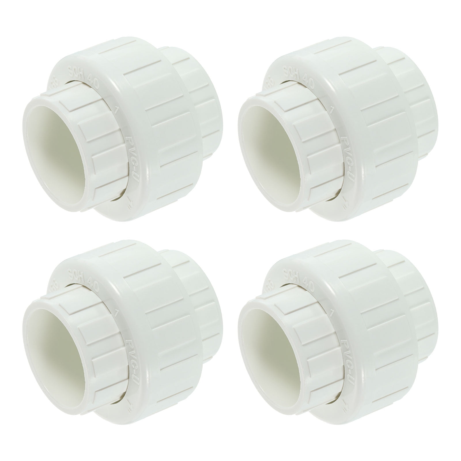 4Pack 1" Union Coupling Pipe Fitting (Socket x Socket), Union Coupling ...
