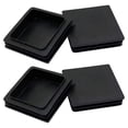 4Pack 100mm (4 Inch) Square Plastic Plug, Square Tubing End Caps ...