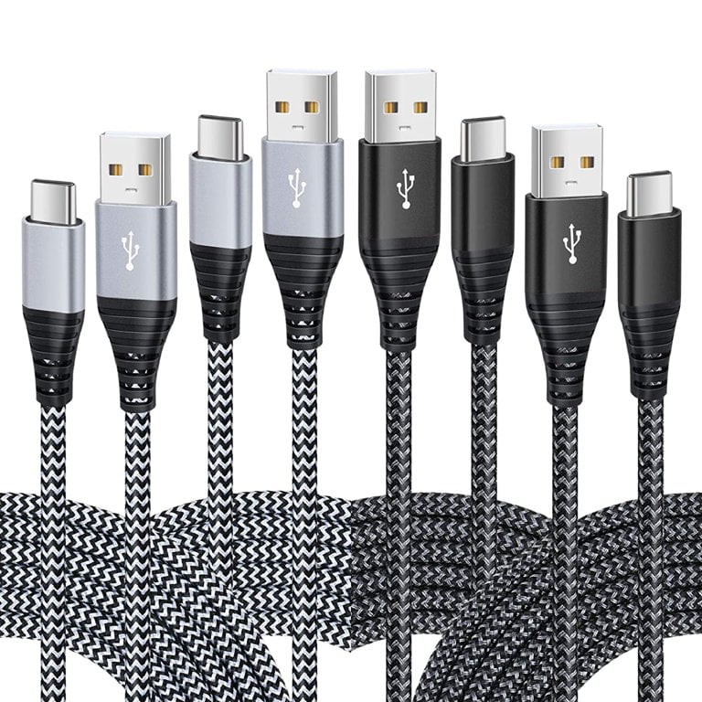 [ 4Pack ] 10ft USB C Cable , XUDUO Type C Charger Fast Charging Braided ...