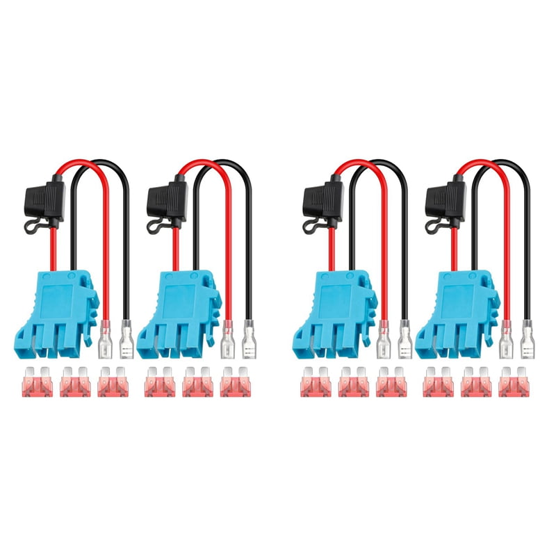 4Pack 12 AWG Wire Harness Connector Replacement for Peg-Perego 12Volt ...