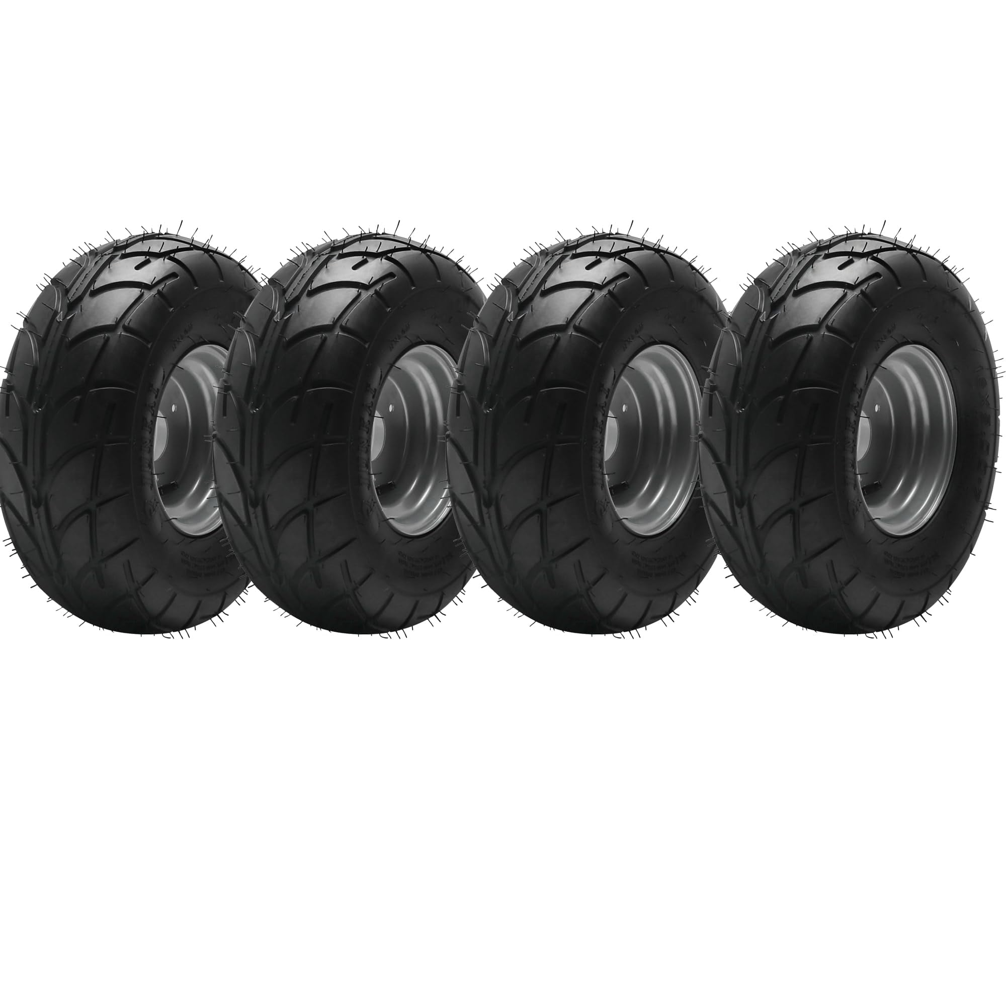 4Pack 16x8-7 Go Kart Tire & Wheel Assembly 16x8.00-7 ATV Tyre Rim ...