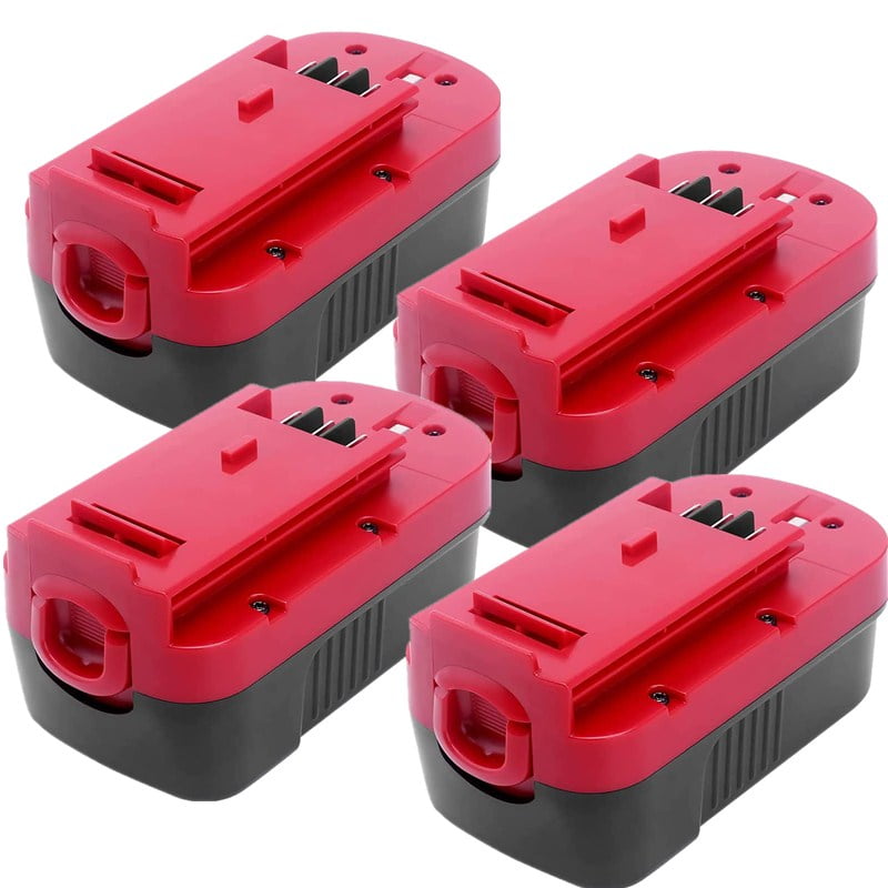 4Pack 18V HPB18 Replacement for Black and Decker 18 Volt 4.5Ah NI-MH Battery HPB18-OPE 244760-00 ...