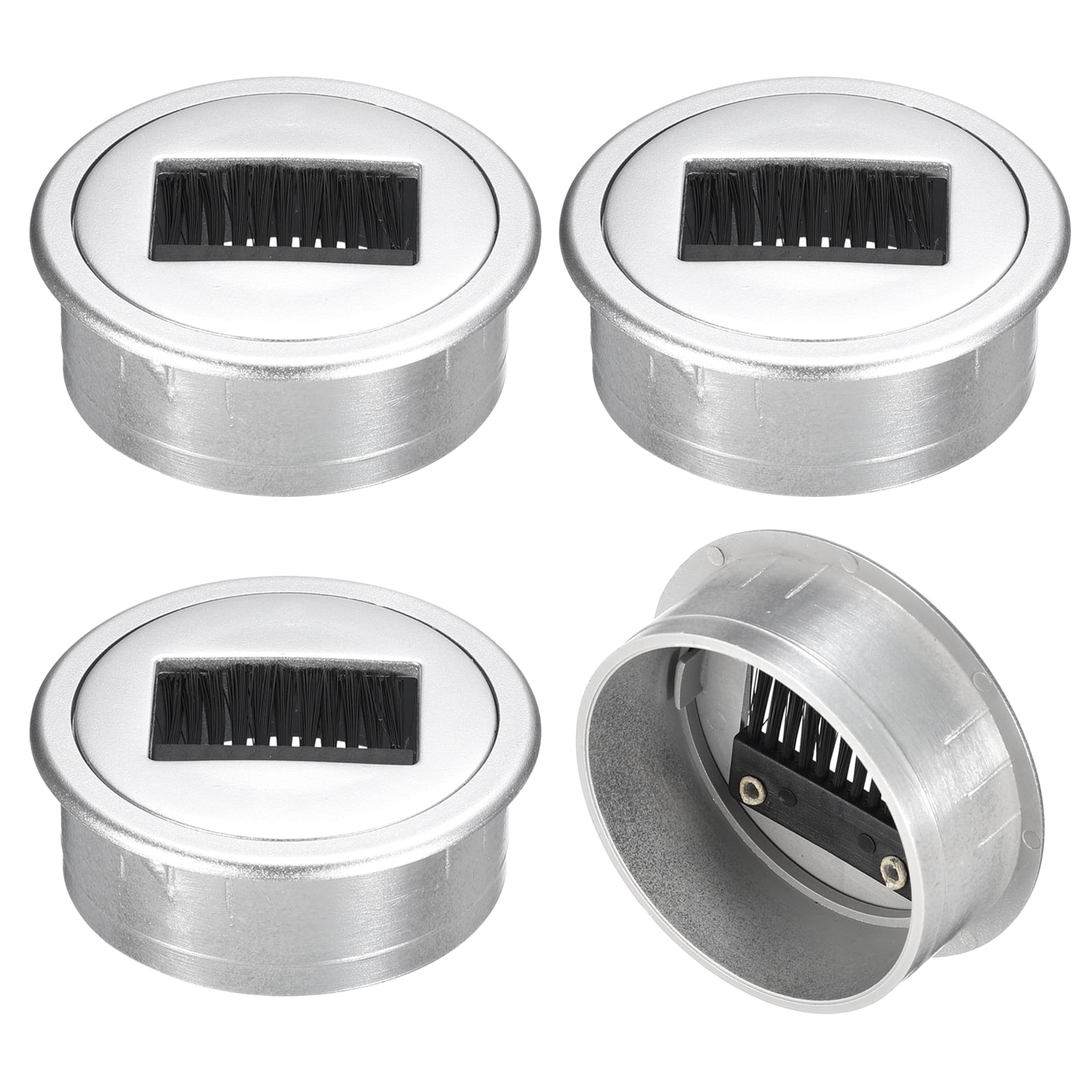4Pack 2-3/8"(60mm) Cable Hole Cover ABS Desk Cable Wire Cord Grommets ...