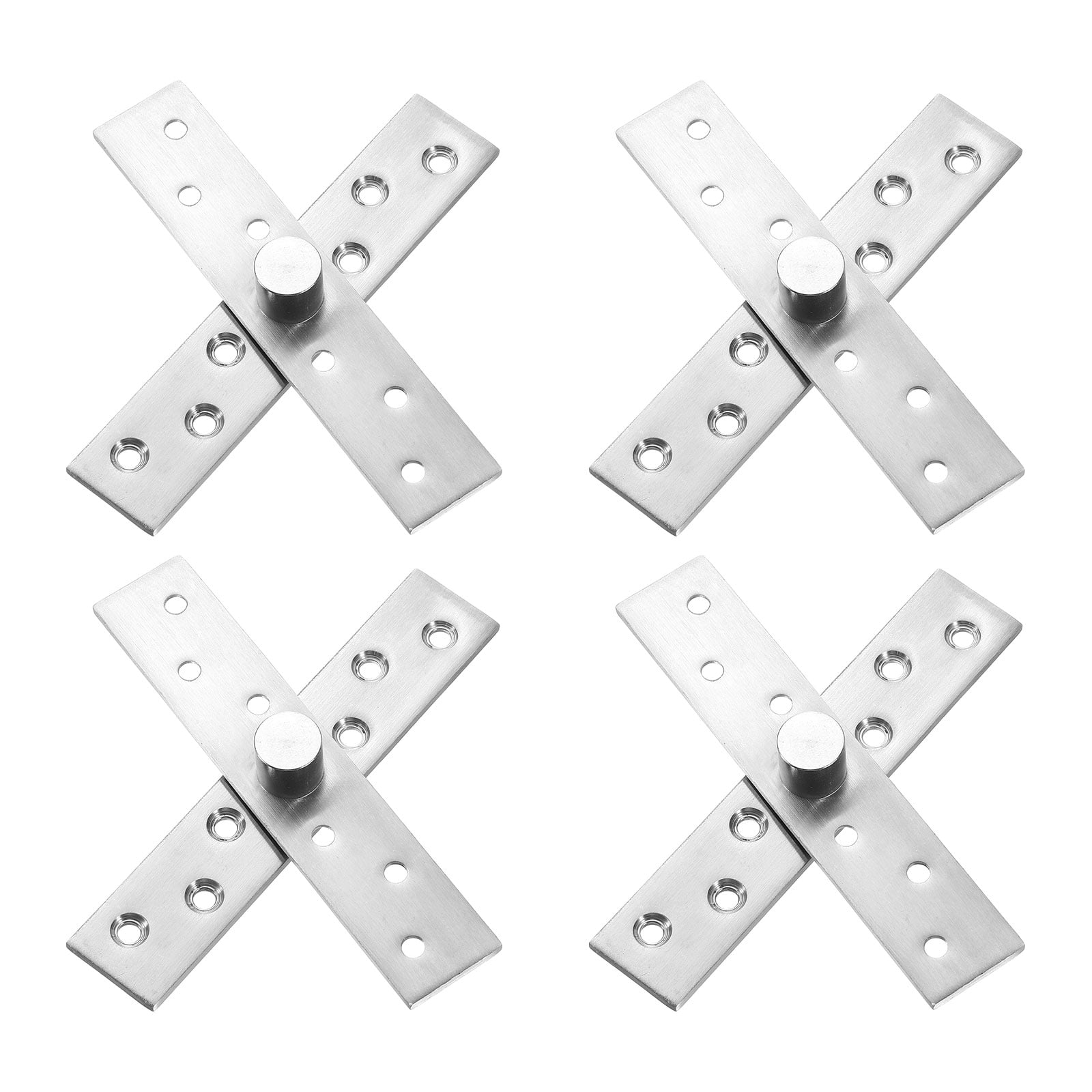 4Pack 360 Degree Rotating Pivot Hinges, 150 x 29mm Concealed Hinge ...