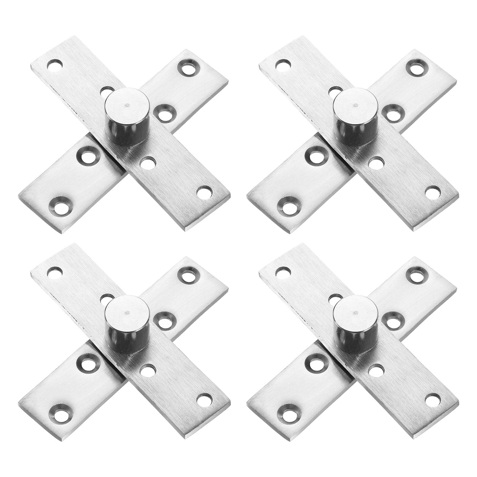 4Pack 360 Degree Rotating Pivot Hinges, 98.5 x 24mm Concealed Hinge ...