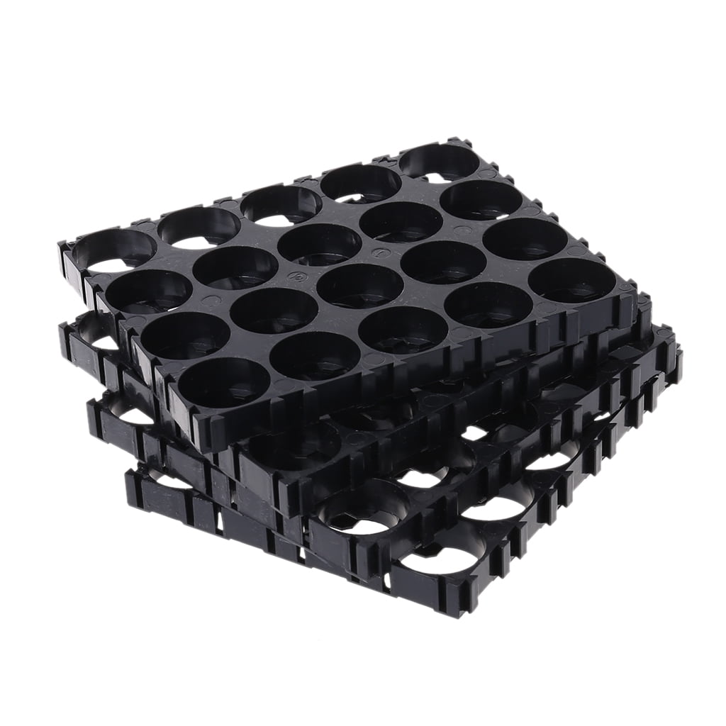 4Pack 4x5 18650 Battery Holder Bracket Cell Anti Cylindrical Brackets ...