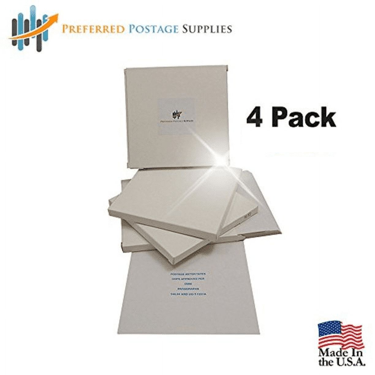 (4Pack) 5x5 Universal Pinwheel Postage Meter Tape - 200 Labels/Box 4 ...