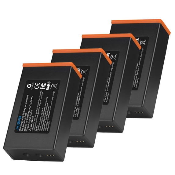 4Pack 6700mAh Battery for Moultrie Cellular Trail Cameras Edge 2/Edge 2 ...