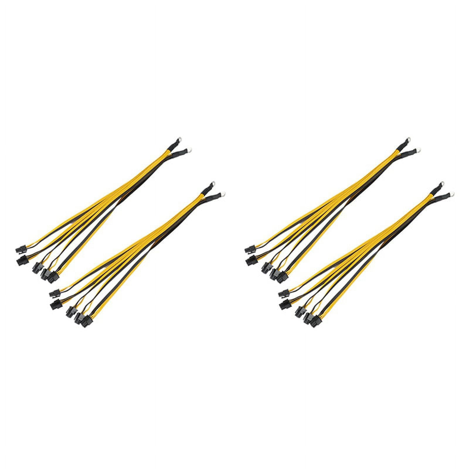 4Pack 6Pin Connector Server Power Supply Cable for Antminer P3 S7 S9 ...