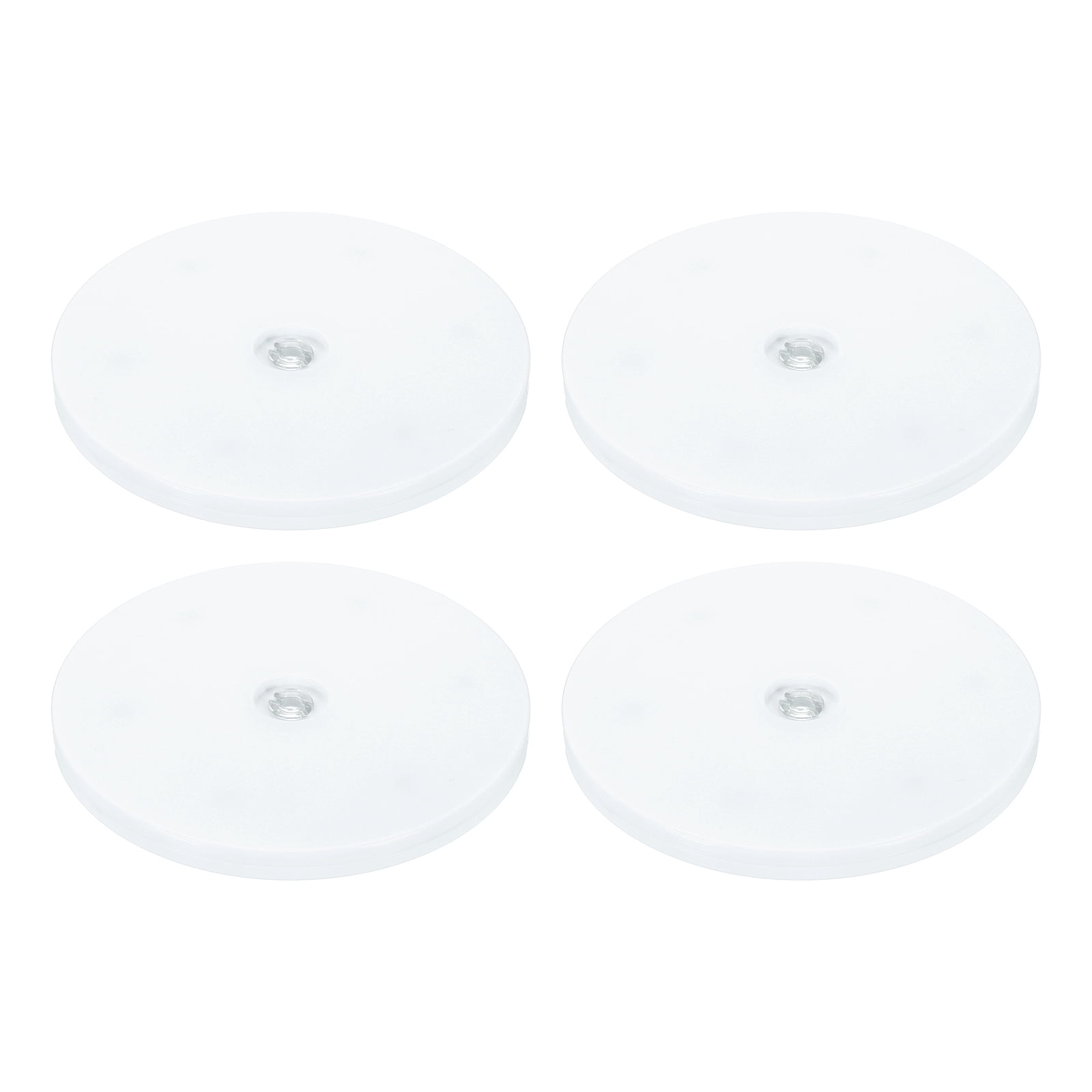 4Pack Acrylic Lazy Susan Turntable, 6" Spinner Lazy Susan Turntable ...