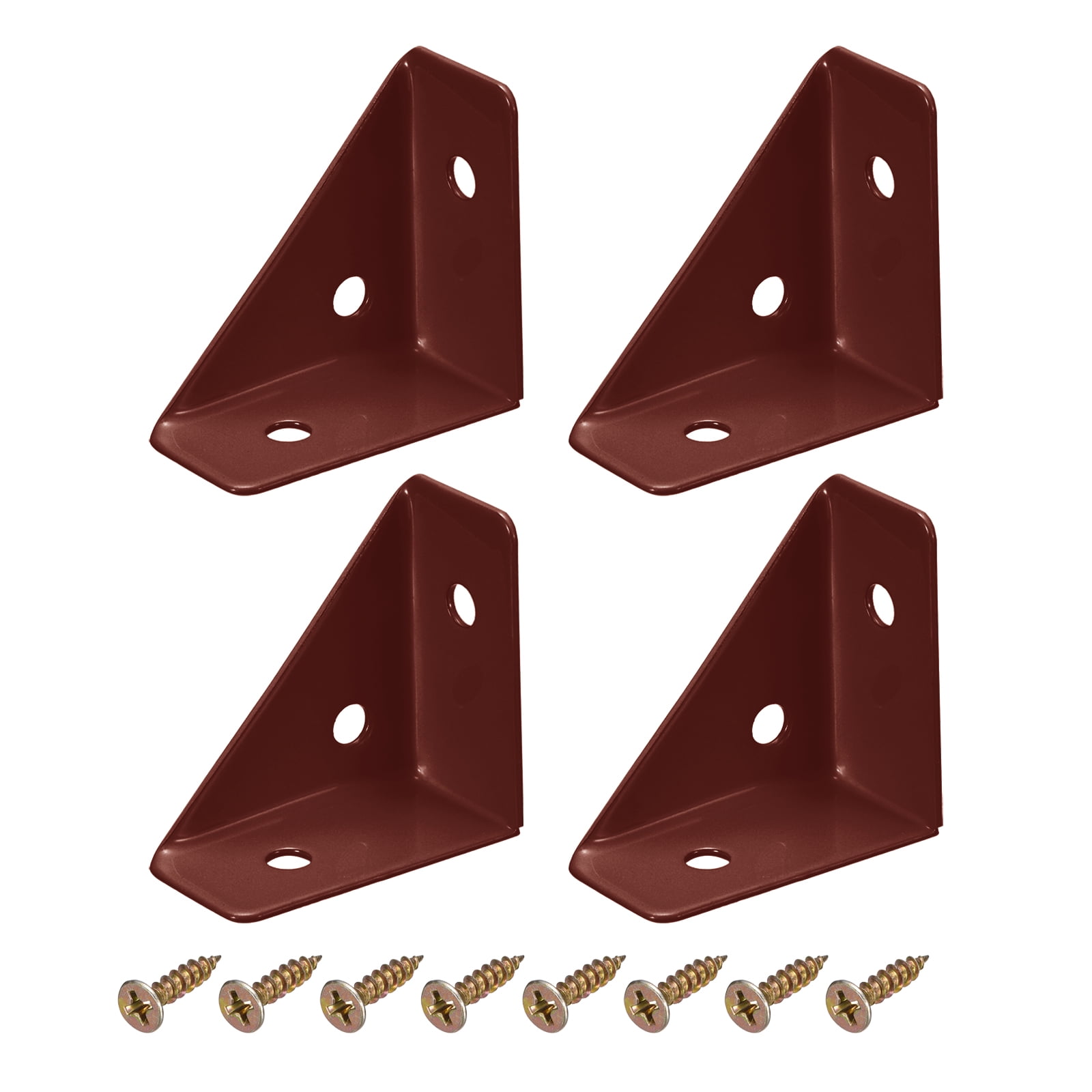 4Pack Angle Corner Brackets 38mm x 38mm, Cold Rolled Steel Braces ...