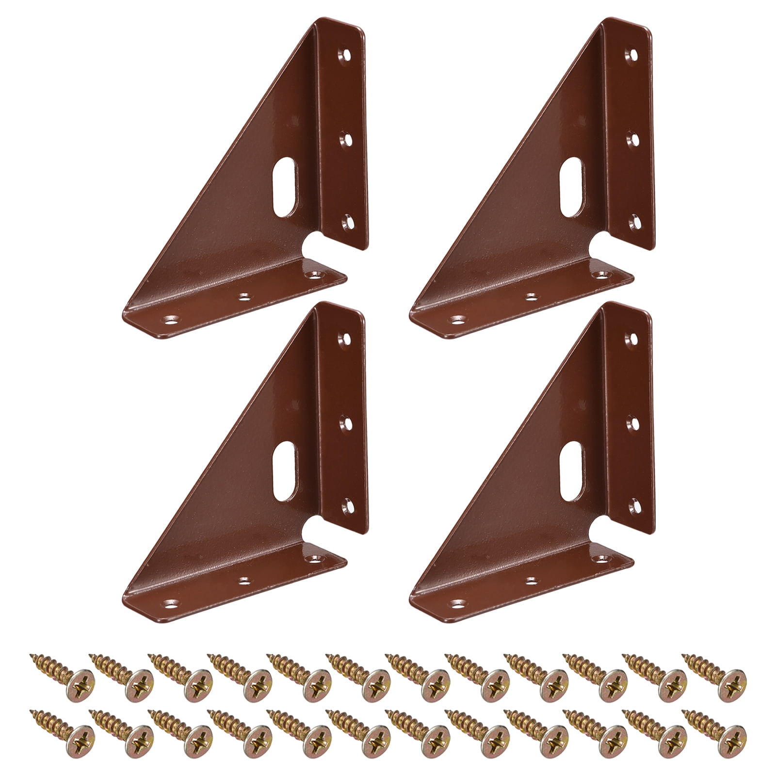 4Pack Angle Corner Brackets 86mm x 86mm, Cold Rolled Steel Braces ...