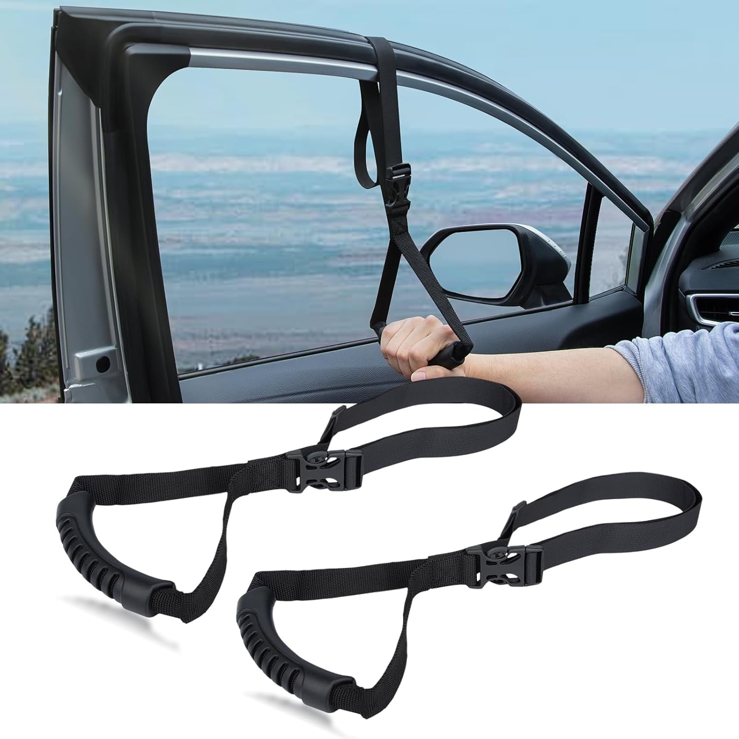 4Pack Car Grab Handle Adjustable Standing Aid Safety Handle Portable ...